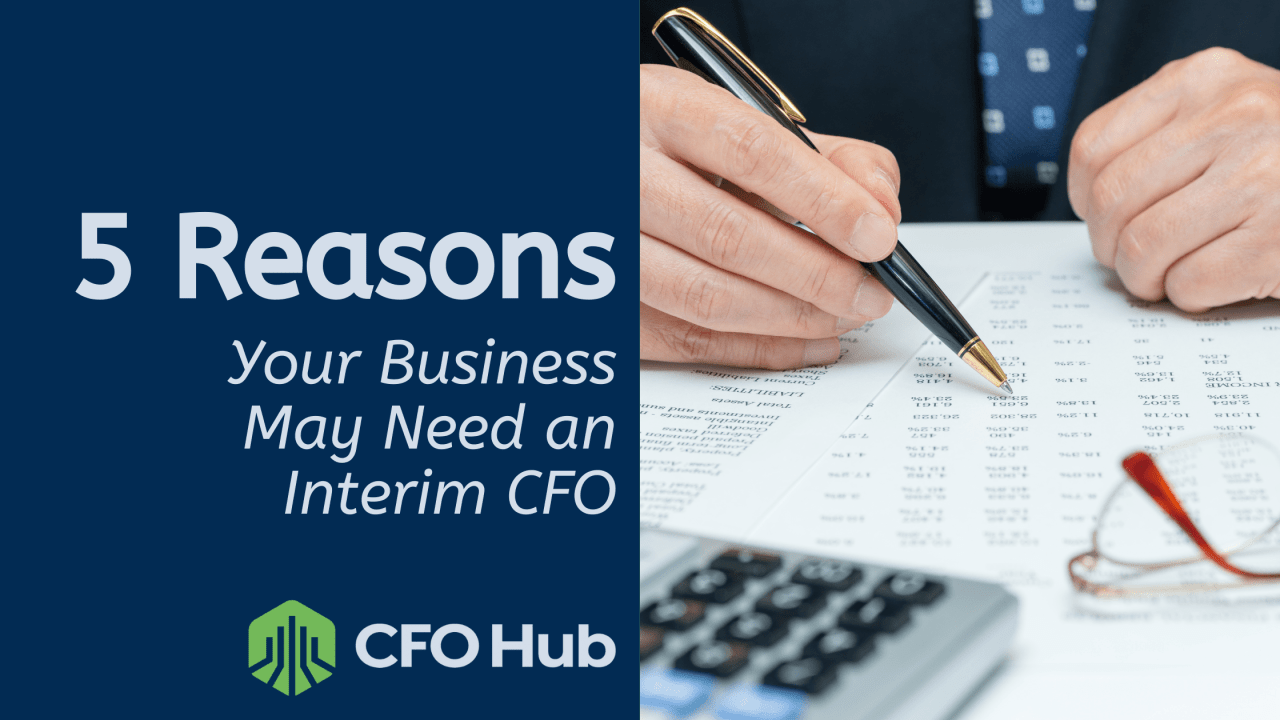 5 Reasons Your Business May Need an Interim CFO - CFO Hub