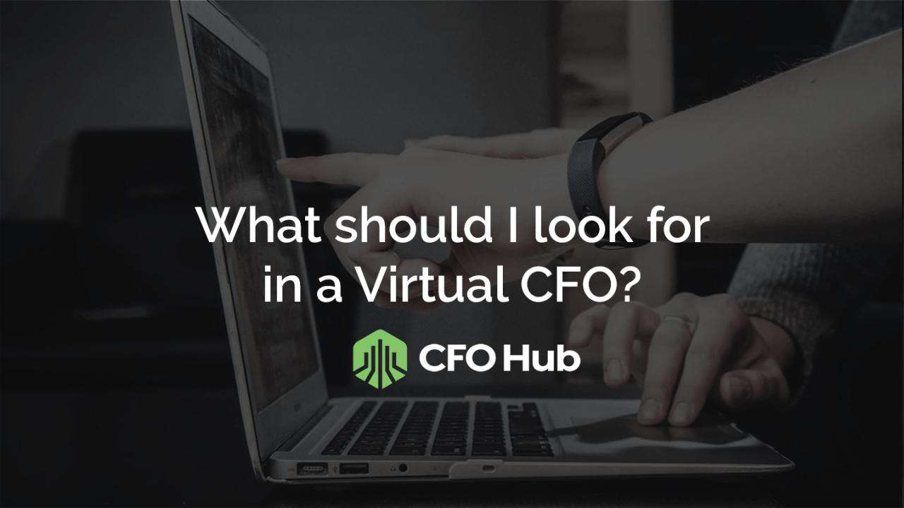 What Should I Look For In a Virtual CFO? - CFO Hub